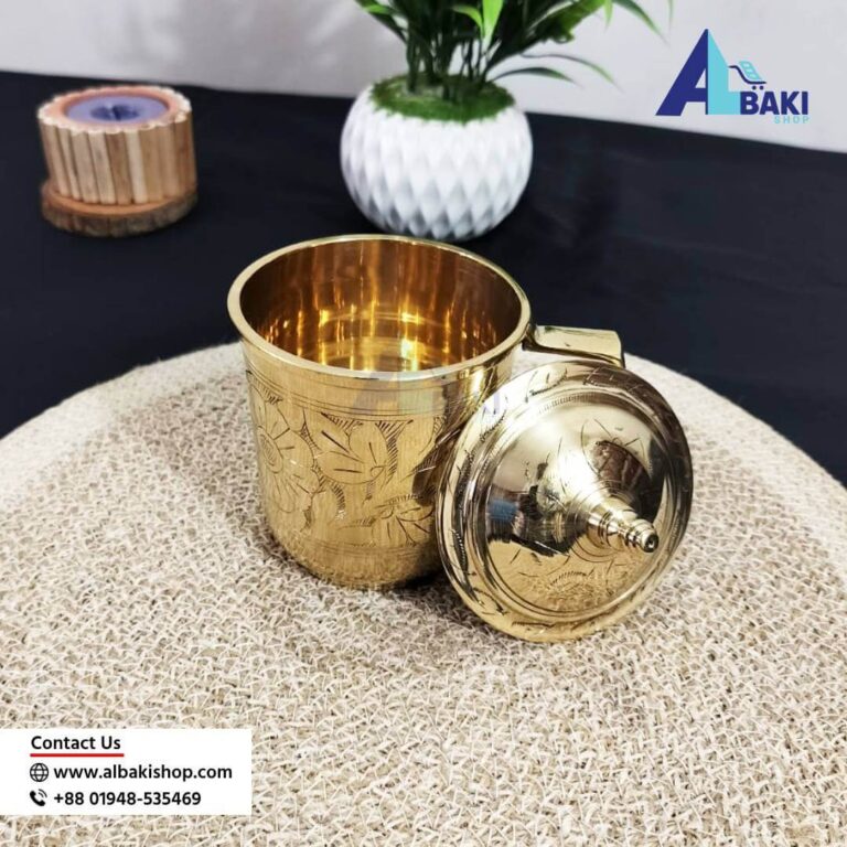 Pital New Design Mug and Dhakna - AlBaki Shop